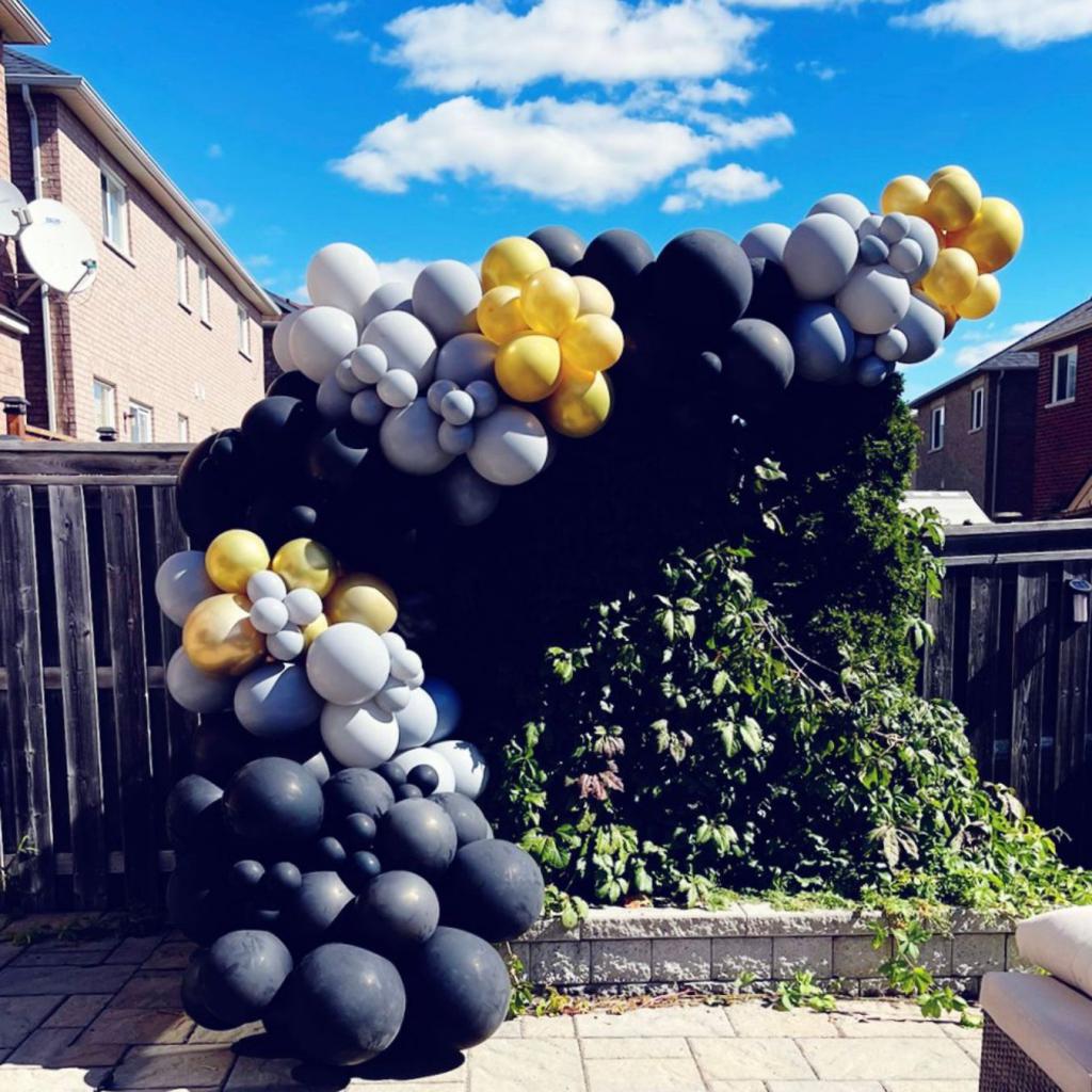 Half Arch - Balloon Garland Clusters | Balloon Delivery